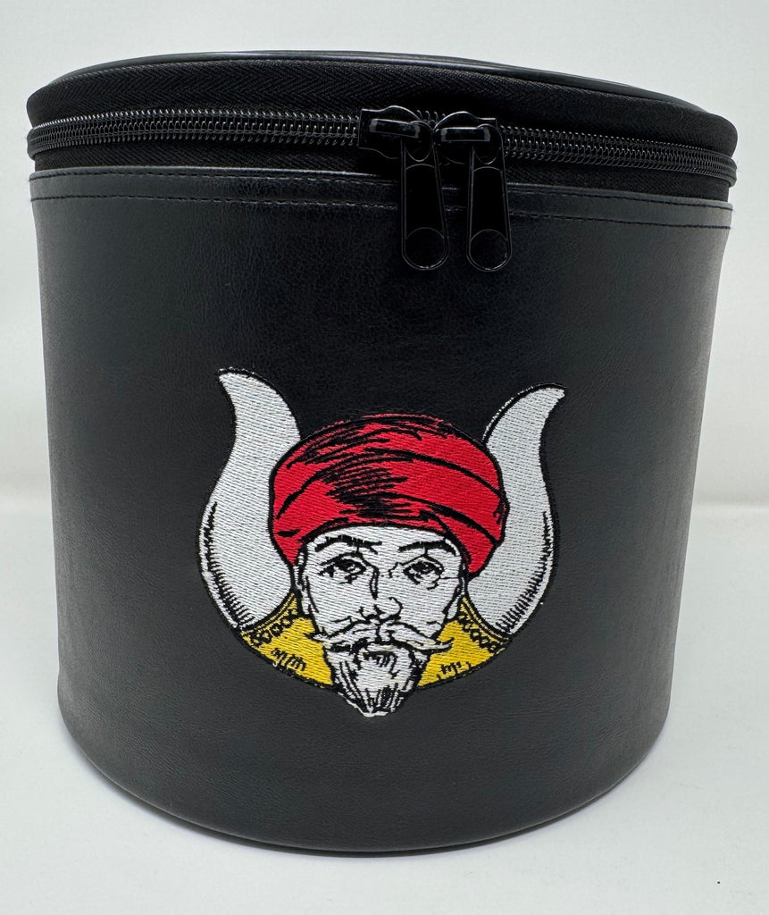 Grotto Fez Hat Case – Embroidered Black | Clearance Item – Mason Square ...