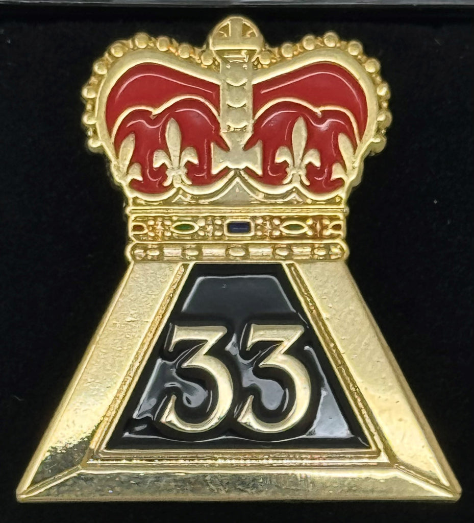Scottish Rite 33rd Degree Lapel Pin – Mason Square Market