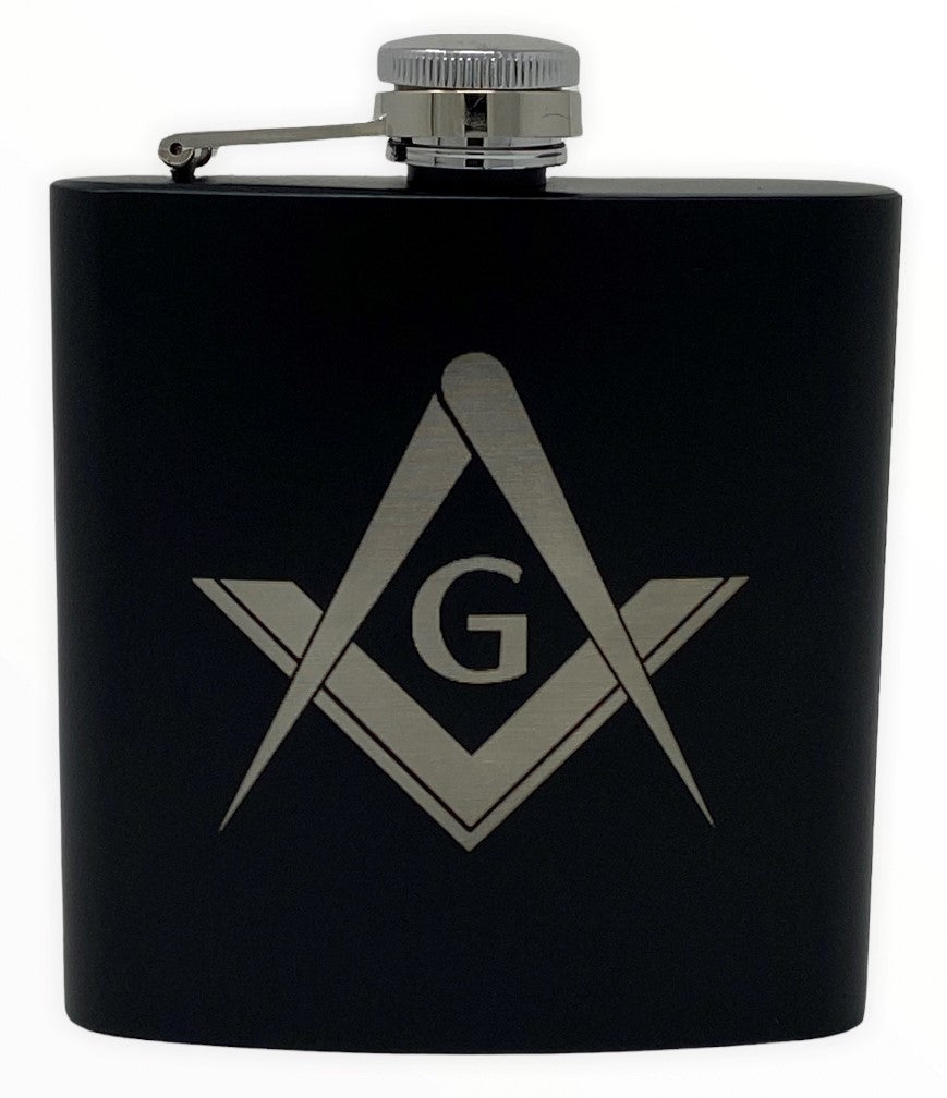 Masonic Square and Compass 6 oz Flask – Mason Square Market