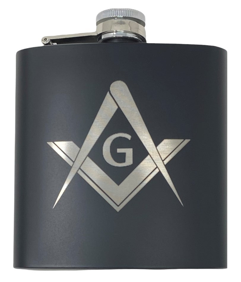 Masonic Square and Compass 6 oz Flask – Mason Square Market