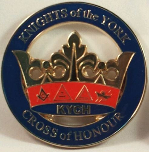 Freemason Knights of the York Cross of Honour (KYCH) Car Emblem & Lape ...