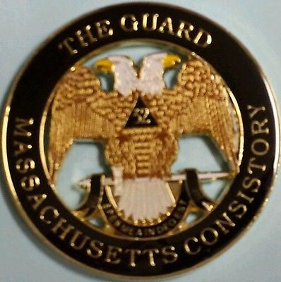 Freemason Massachusetts Consistory 32nd Degree Cut Out Car Emblem ...