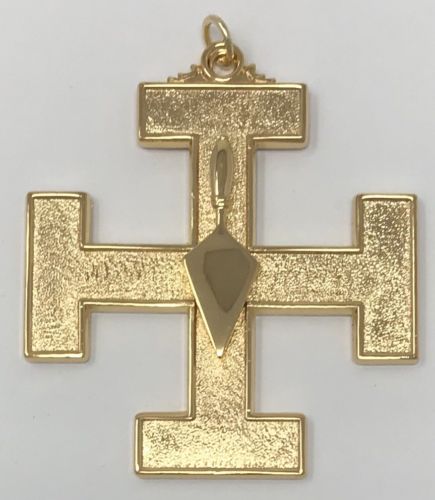 Scottish Rite 32nd Degree First Lieutenant Commander Jewel in Gold Ton ...