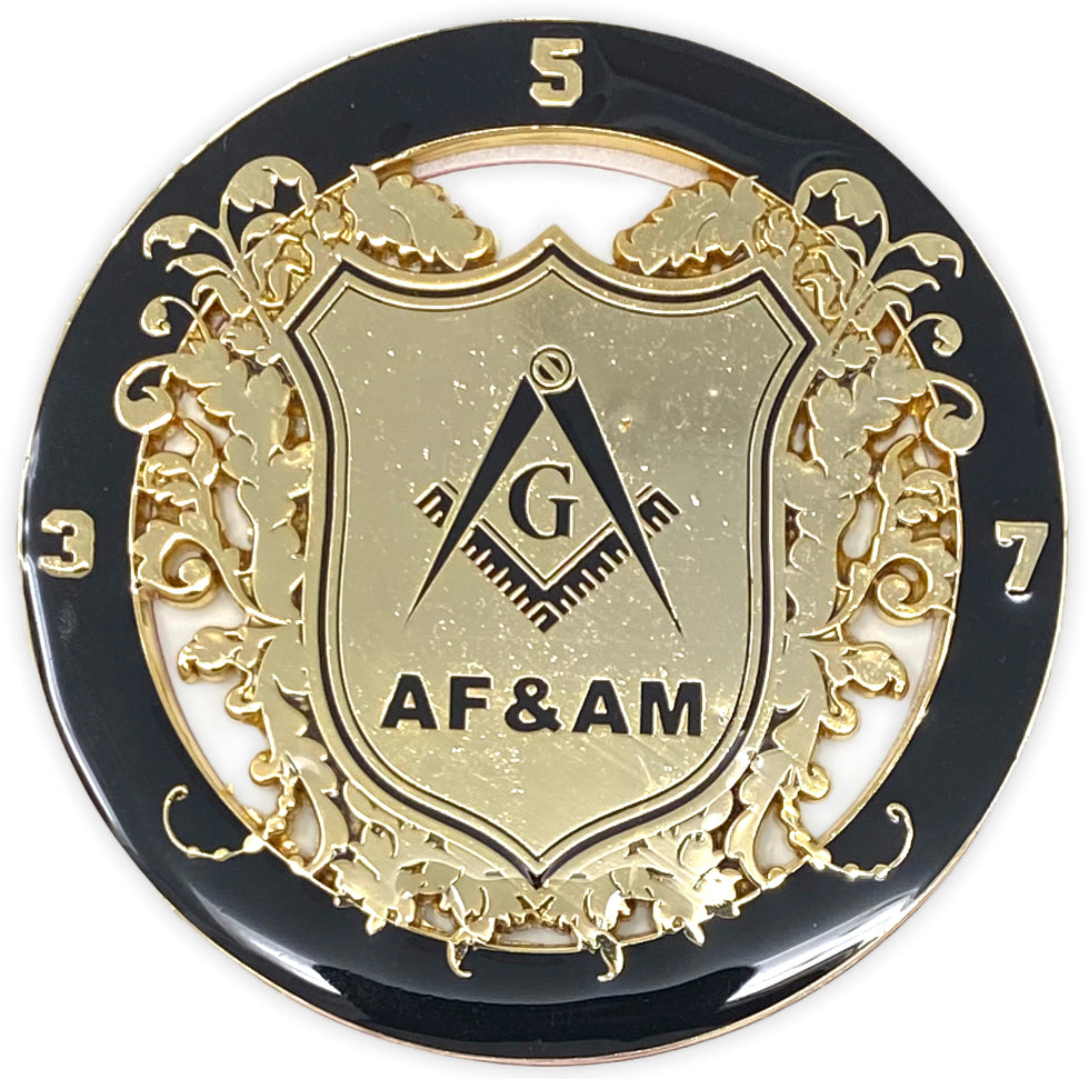 Freemason AF & AM Cut-Out Car Emblem – Mason Square Market