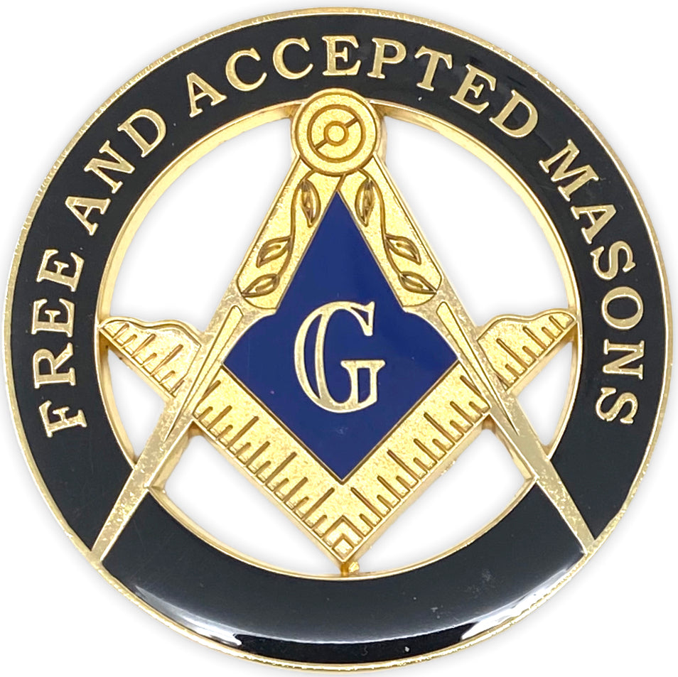 Freemason Car Emblem Freemason Knights Templar Car Emblem Freemason ...