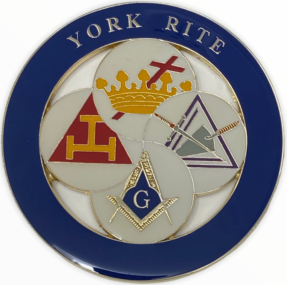 York Rite Car Emblem – Mason Square Market