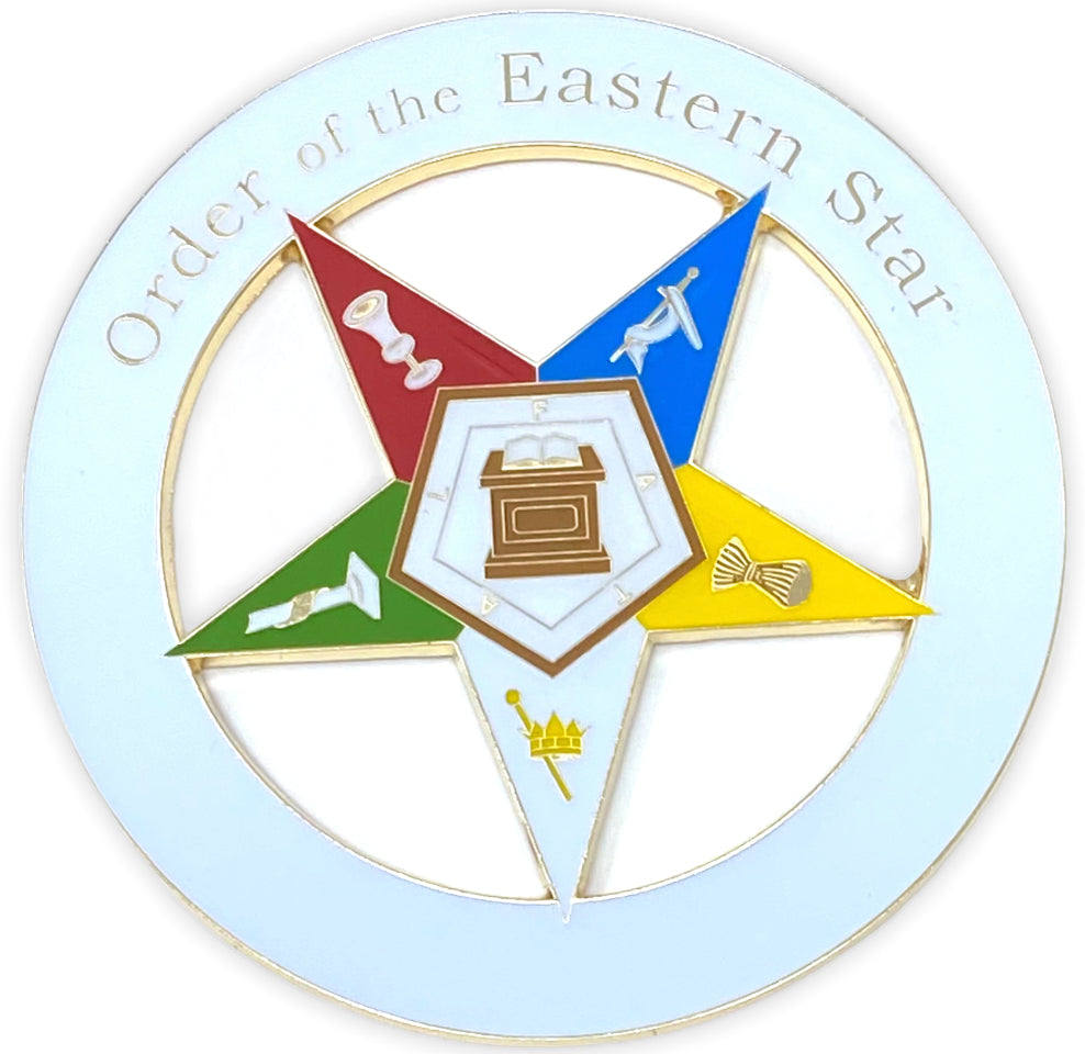Order of Eastern Star (OES) Car Emblem – Mason Square Market