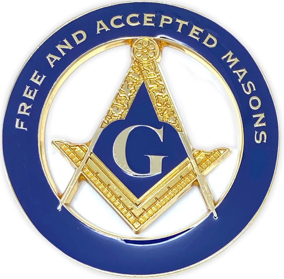 Freemason Free and Accepted Masons Cut-Out Car Emblem – Mason Square Market