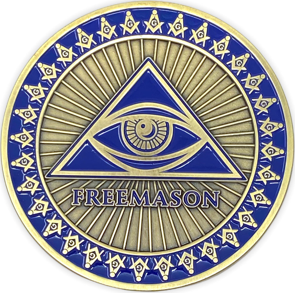New Freemason Masonic All Seeing Eye Car Emblem – Mason Square Market